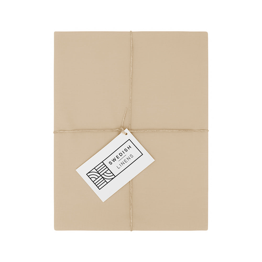 STOCKHOLM | Warm sand | Duvet cover | 155x220cm – Swedish Linens AB
